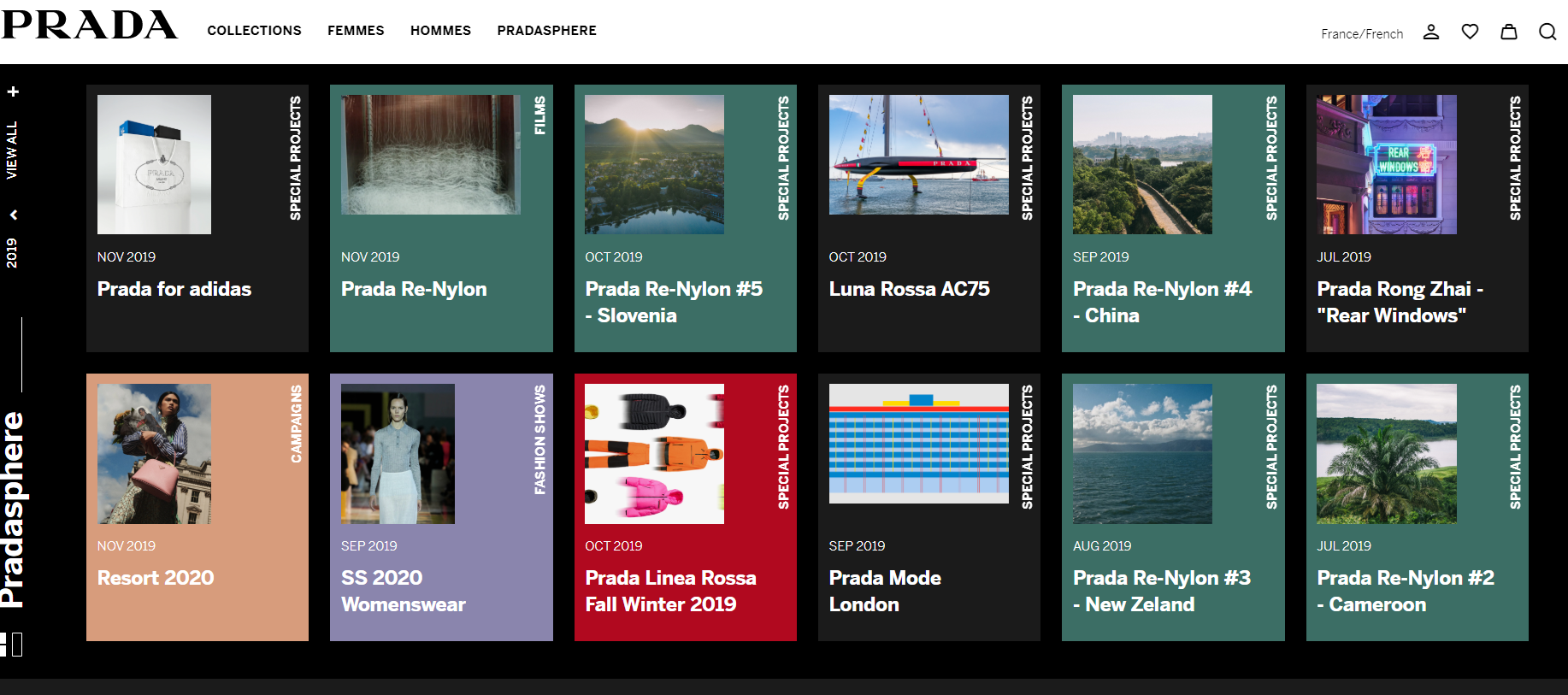 Prada se tourne vers ses archives et le digital