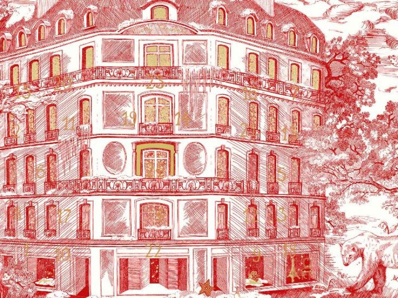 Dior avenue Montaigne : la vitrine de Noël 2018 est installée